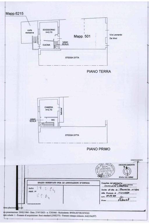 Vendita Villa bifamiliare in viale Leonardo da Vinci 32 Galliate. Buono ...